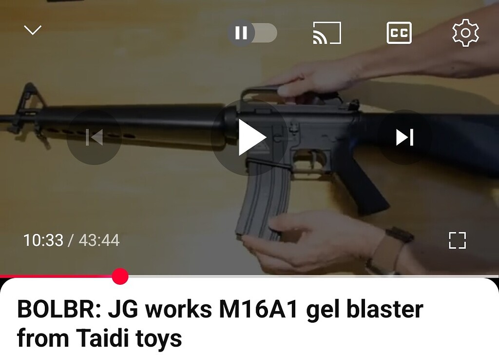JG Works M16A1 - Gel Blaster Forum