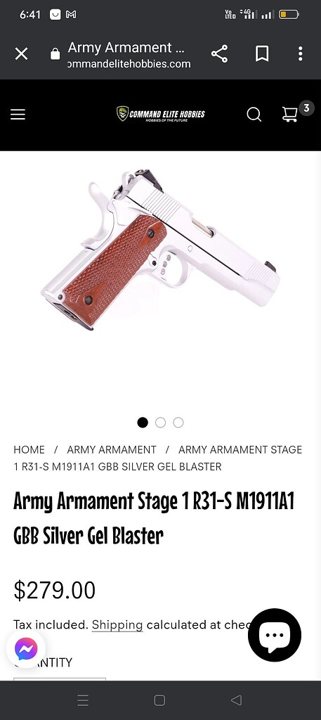 Army armament r31 1911 - Gel Blaster Forum